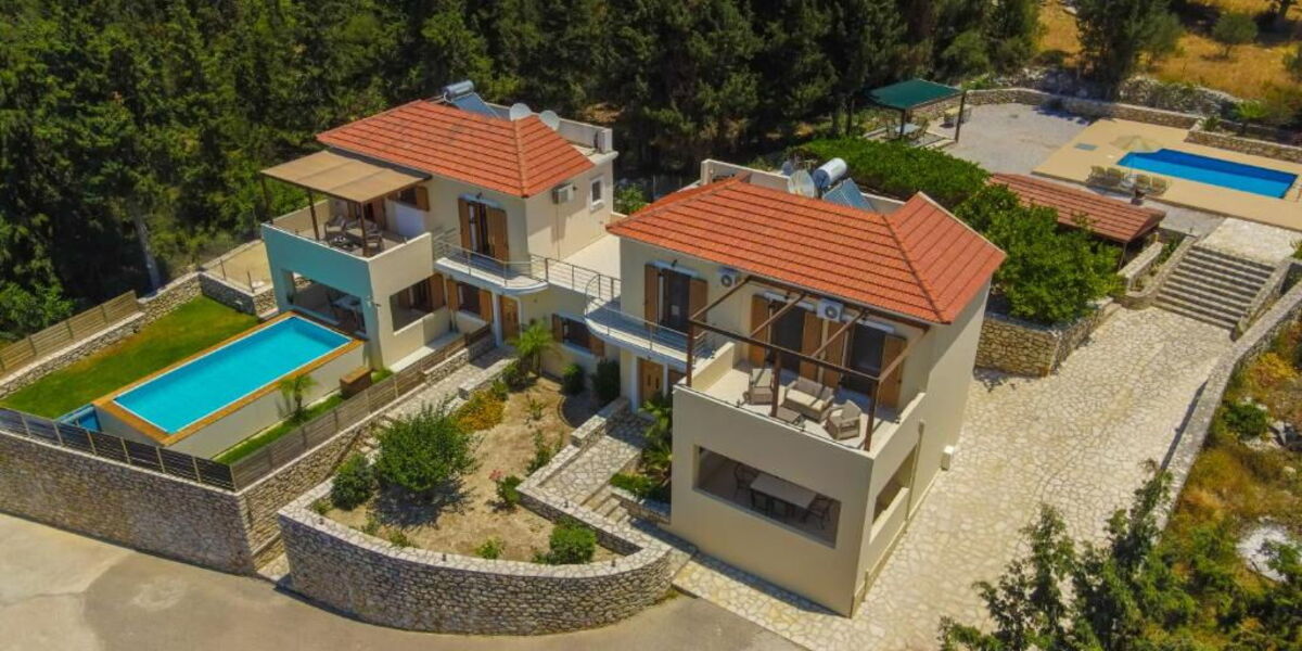 Villa Giorgos, Feriehus i Ágios Pávlos Kreta - 11 sengeplasser og 6 ...